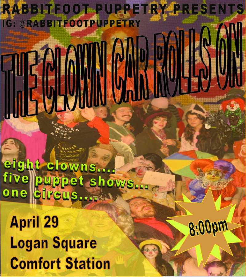 Rabbit Foot Puppetry Presents: THE CLOWN CAR ROLLS ON! - The Visualist