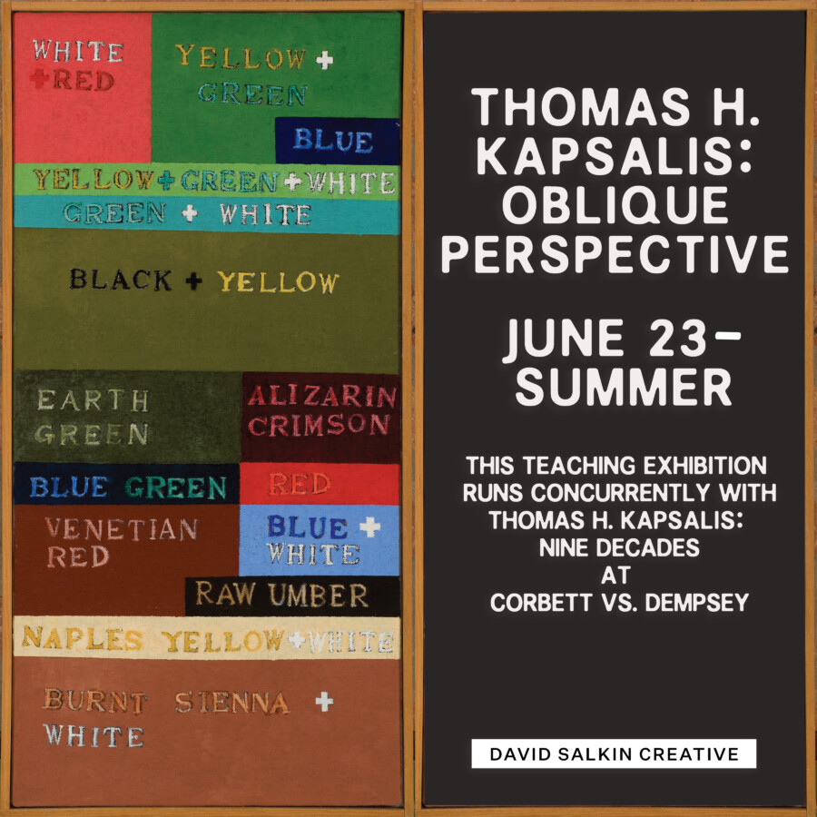Thomas H. Kapsalis: Oblique Perspective - The Visualist
